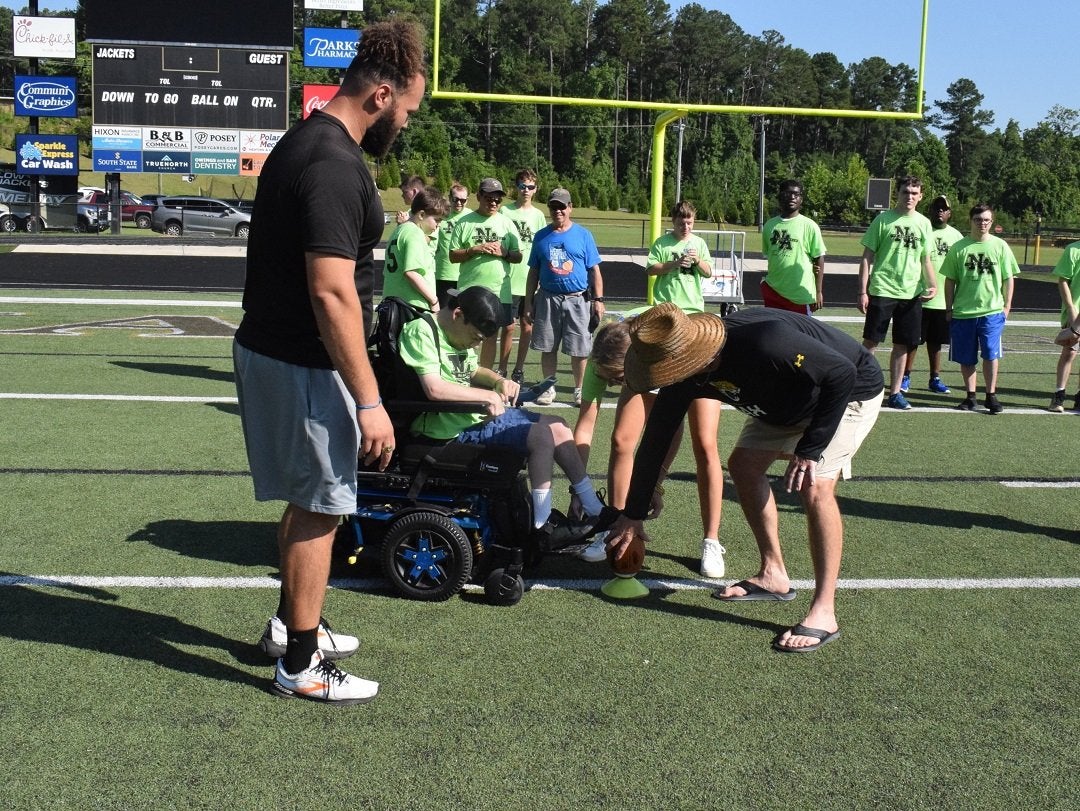 Football Clinic Adapted for Special Needs - The Augusta Press