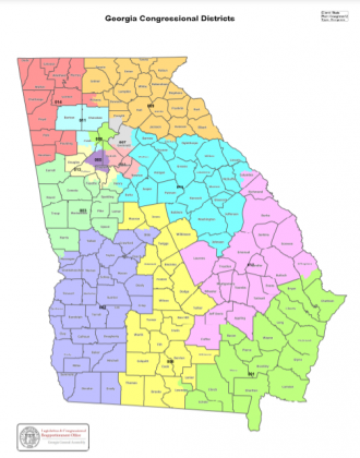Tentative Georgia Congressional Districts Map Revealed - The Augusta Press