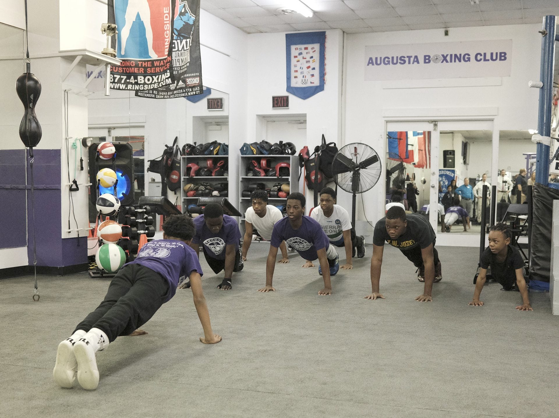 Photojournalism: Augusta Boxing Club grand reopening - The Augusta Press