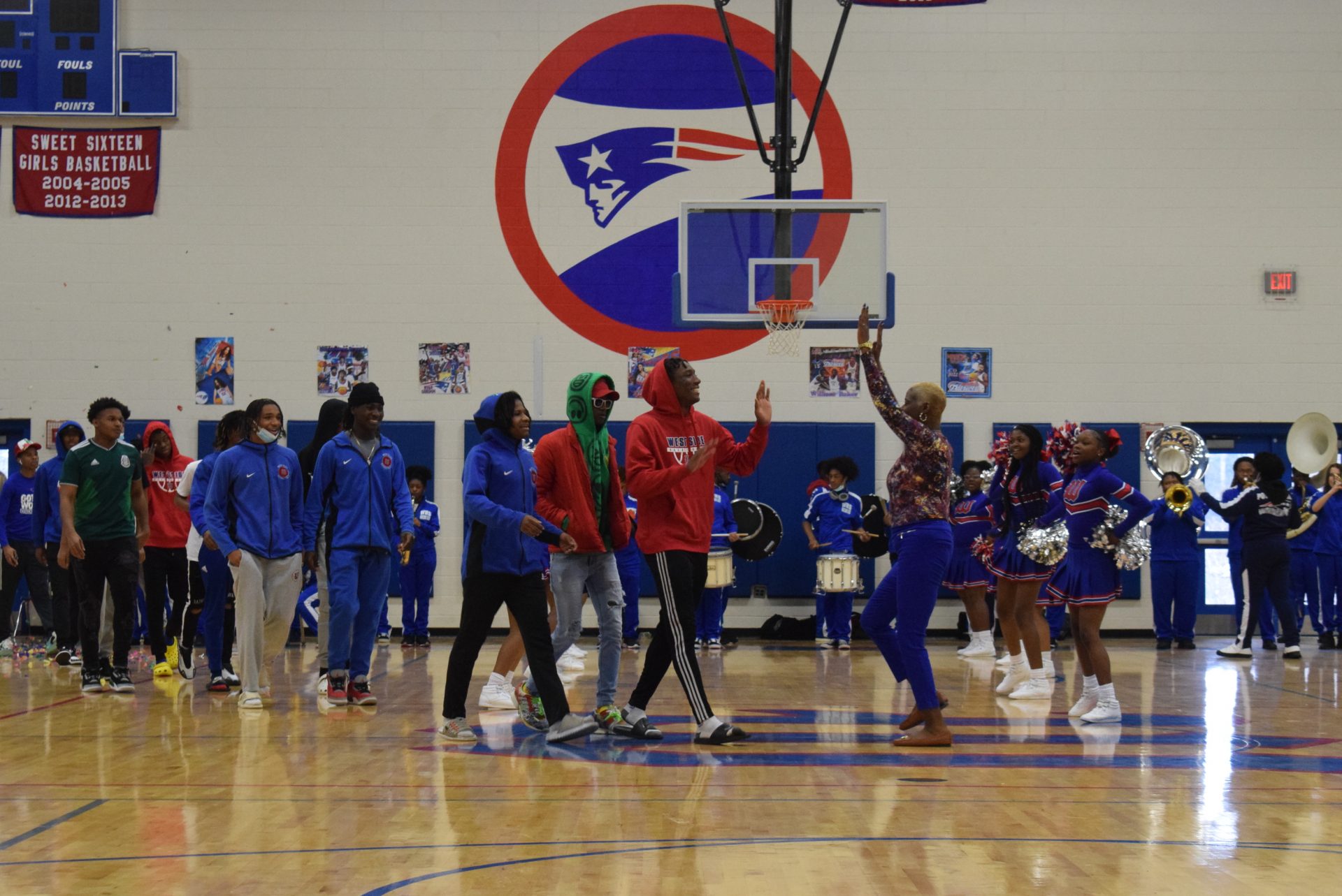 Westside High School holds pep rally prior to the state basketball ...