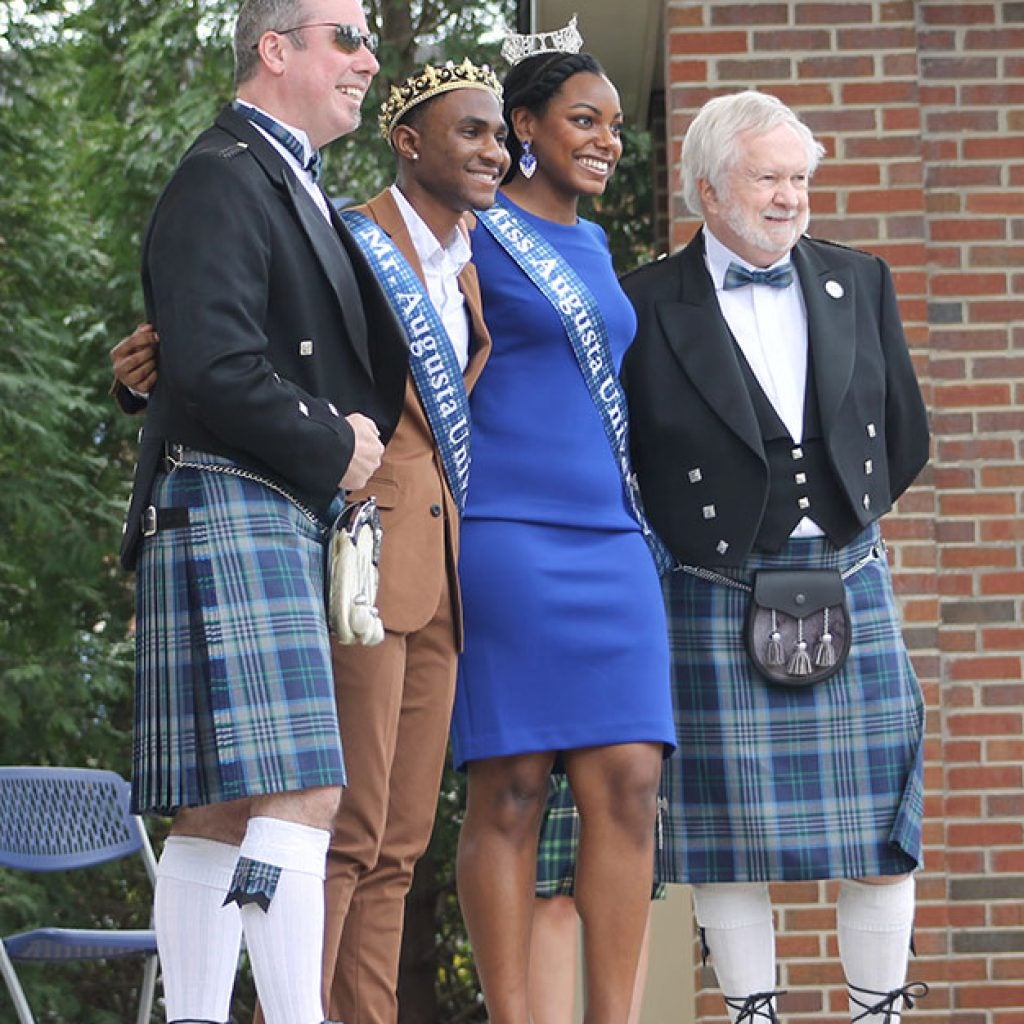 Augusta University celebrates tradition with a new tartan - The Augusta ...