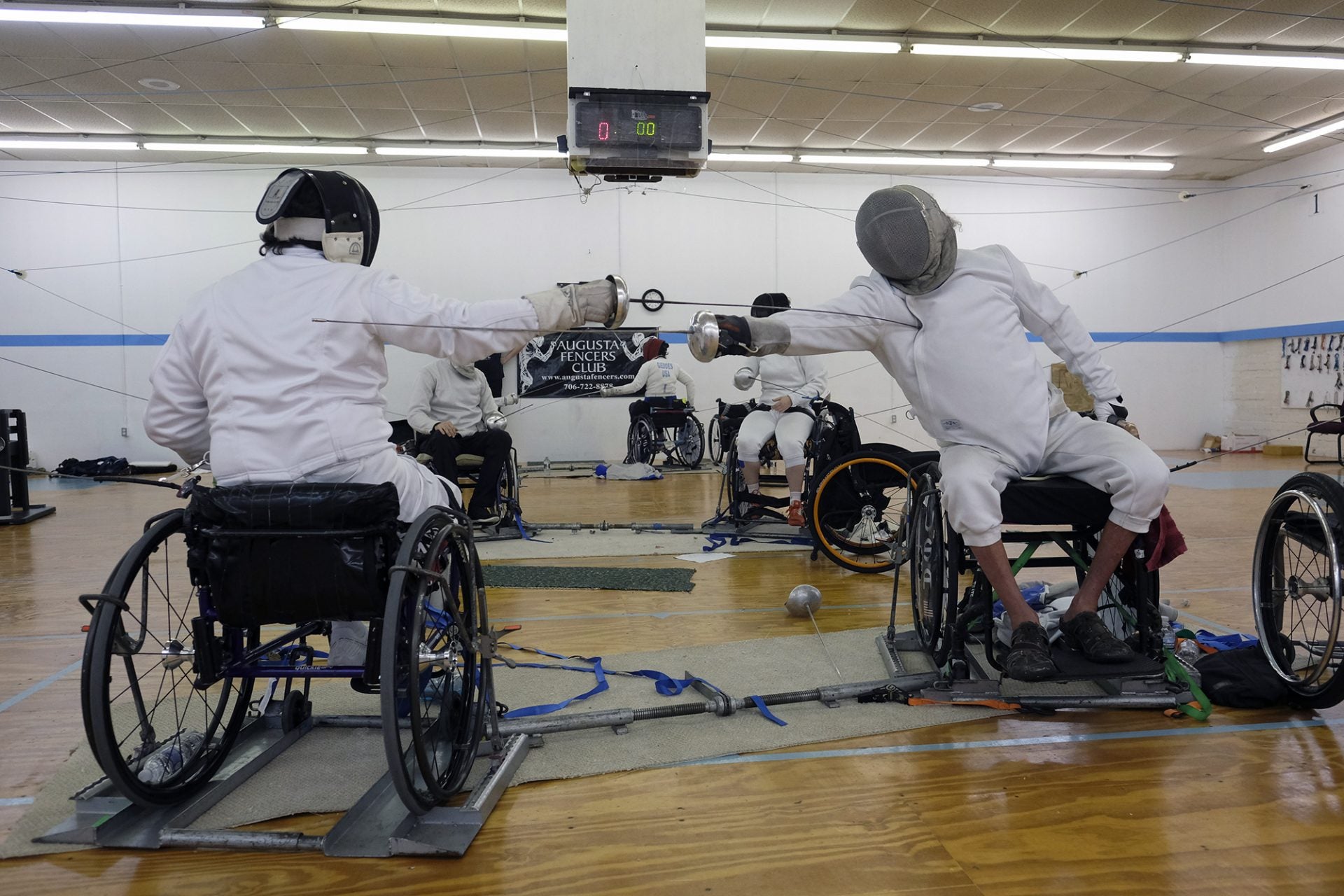 Photojournalism: USA Fencing hosts parafencing camp at Augusta Fencers ...