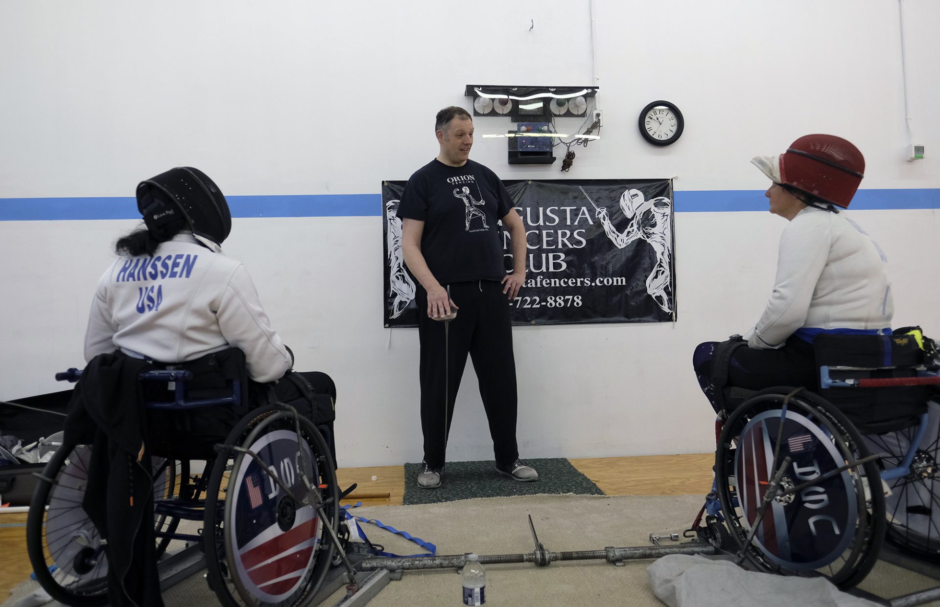 Photojournalism: USA Fencing hosts parafencing camp at Augusta Fencers ...