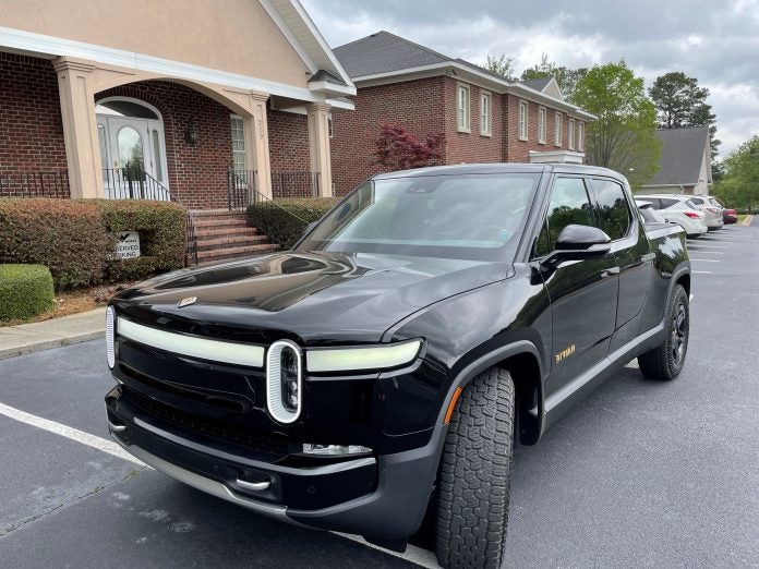 First electric truck by Rivian arrives in Augusta - The Augusta Press
