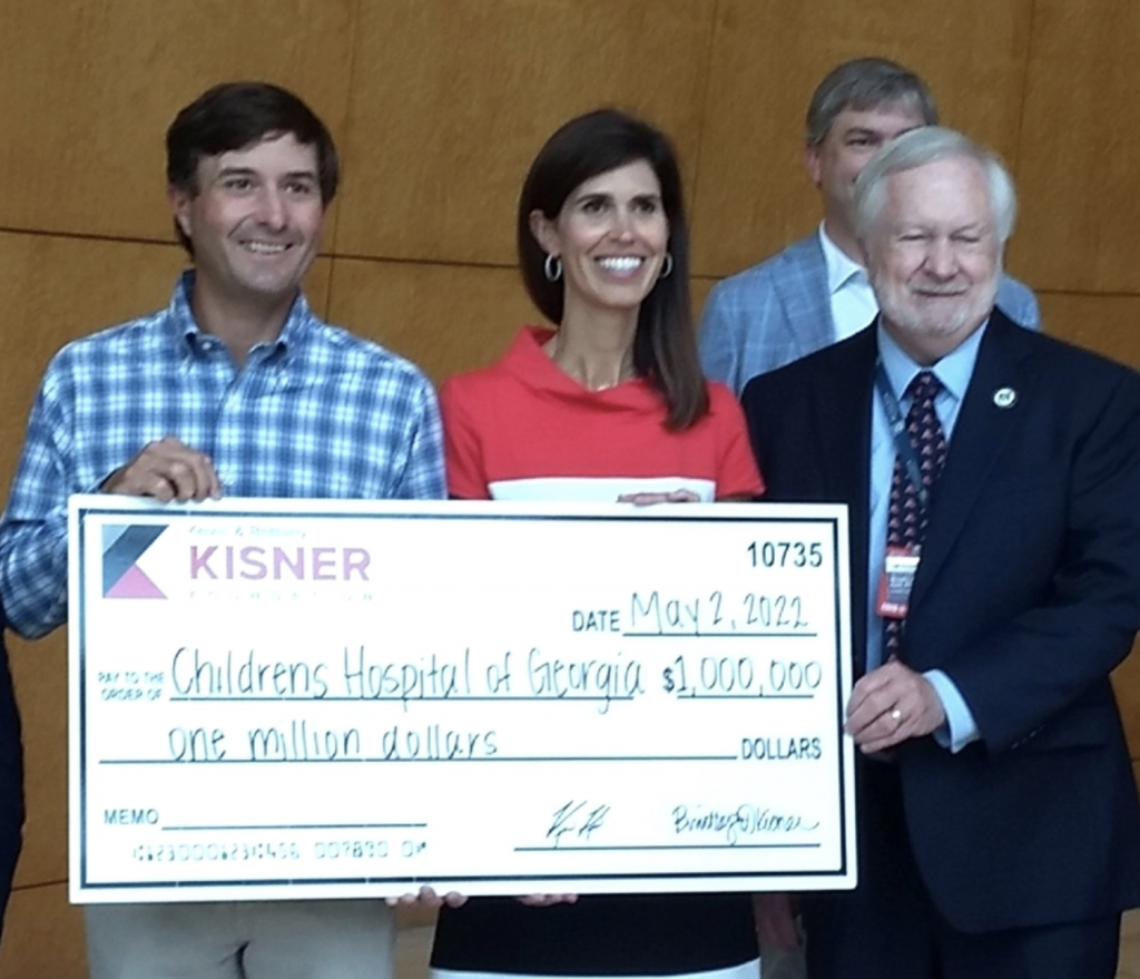 Children’s Hospital of Georgia receives first installment of a ...