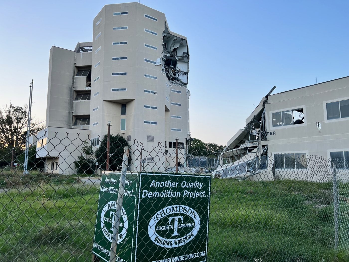 Old Augusta jail coming down piece by piece - The Augusta Press