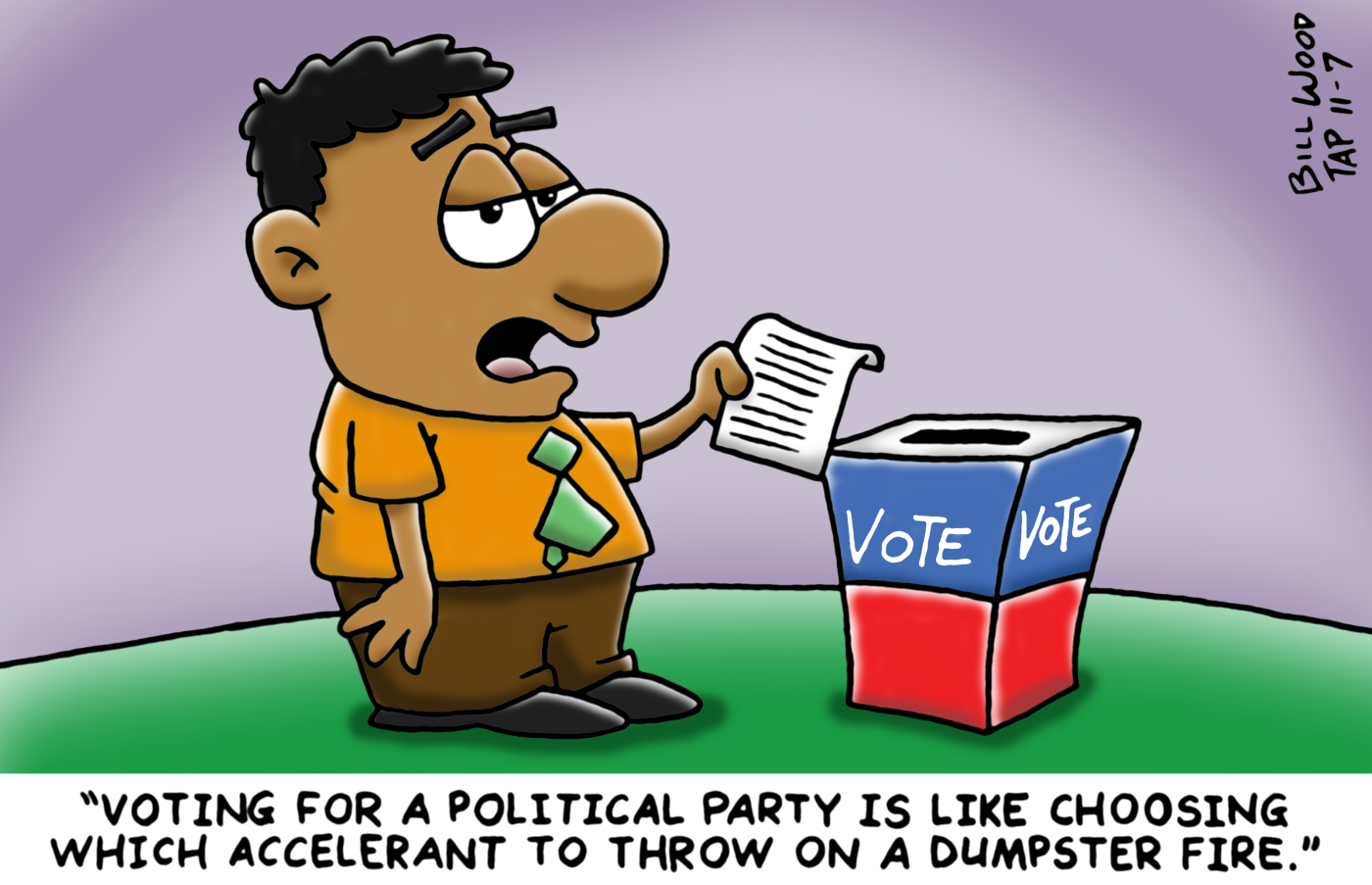 B.J. Wood Cartoon November 7, 2022 - The Augusta Press