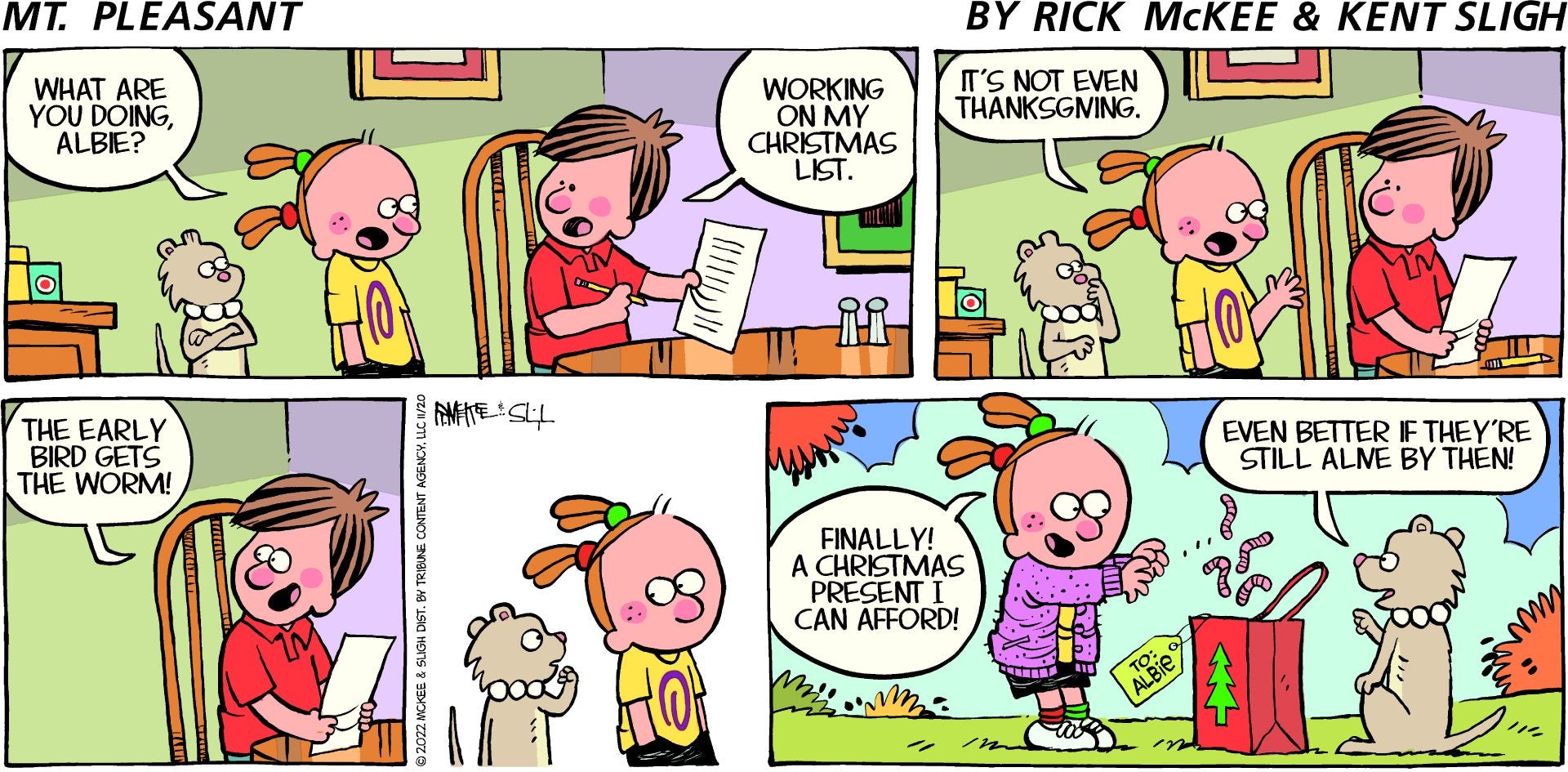 Rick McKee Comic Strip Nov. 20, 2022 - The Augusta Press