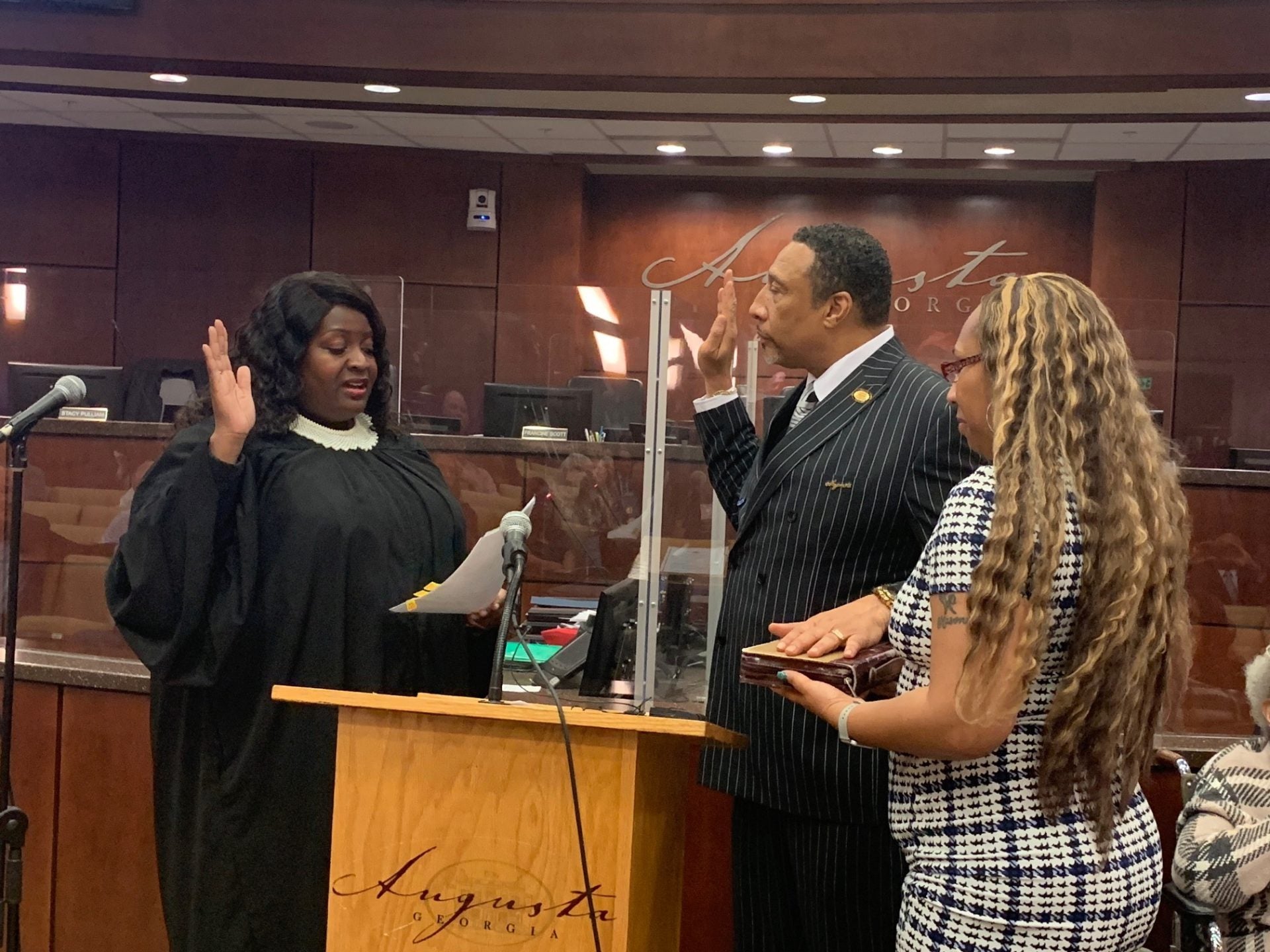 Final three Augusta commissioners sworn in, with a twist - The Augusta ...