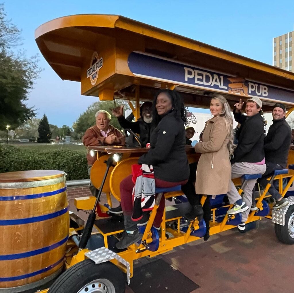 Pedal Pub pushes for drinks on board