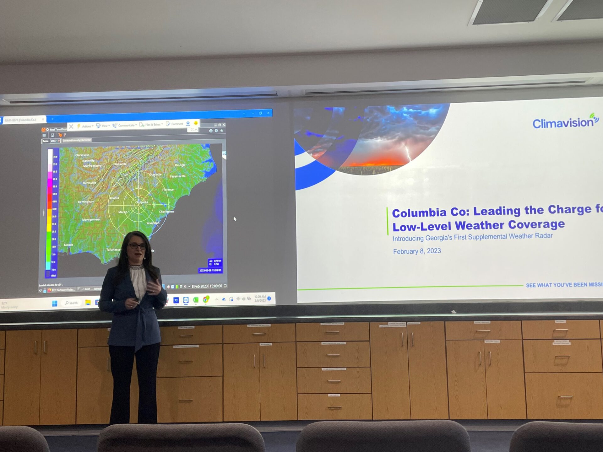 Climavision demonstrates new weather radar system in Columbia County ...
