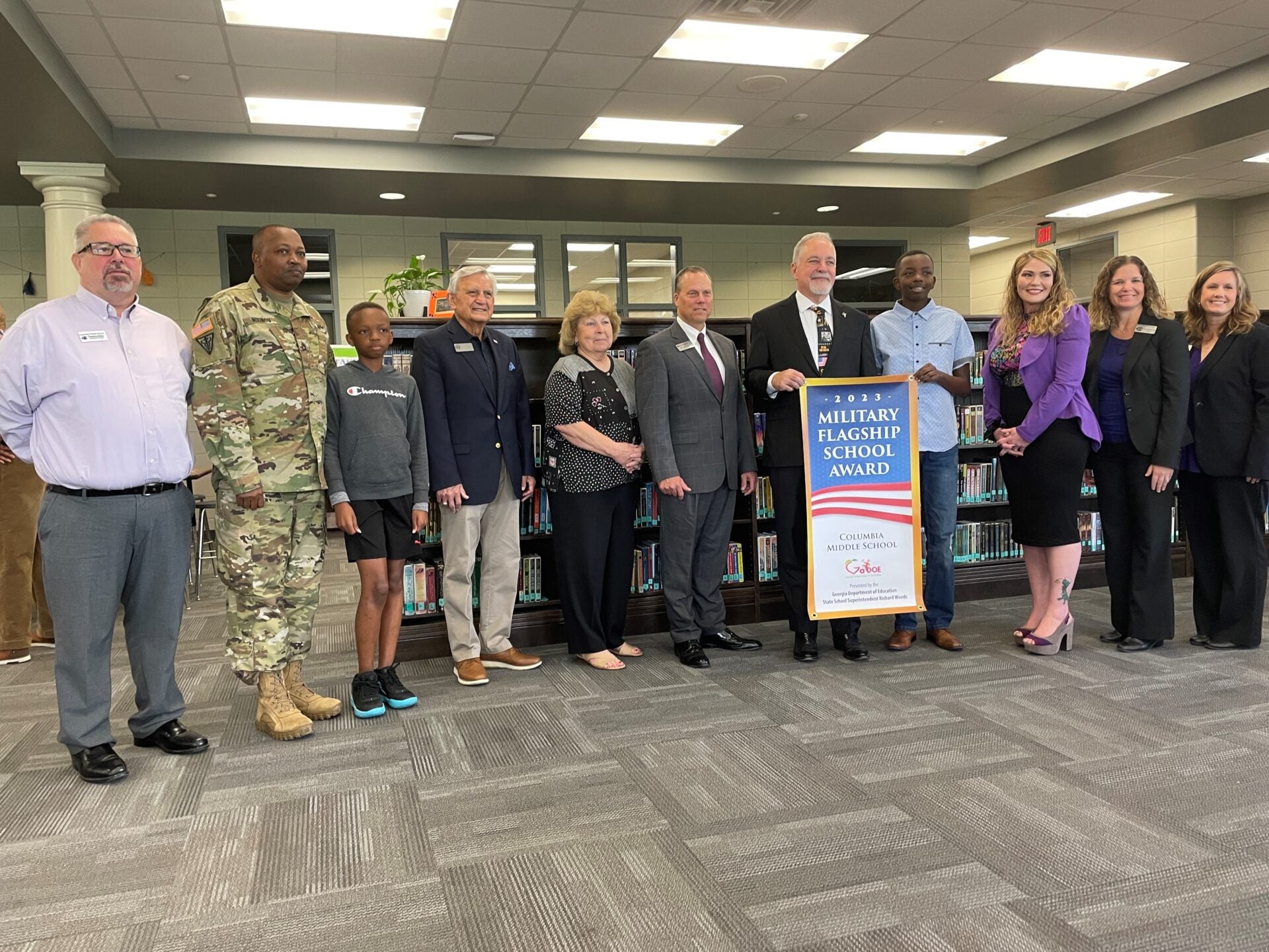 Columbia Middle School honored as a Military Flagship School - The ...