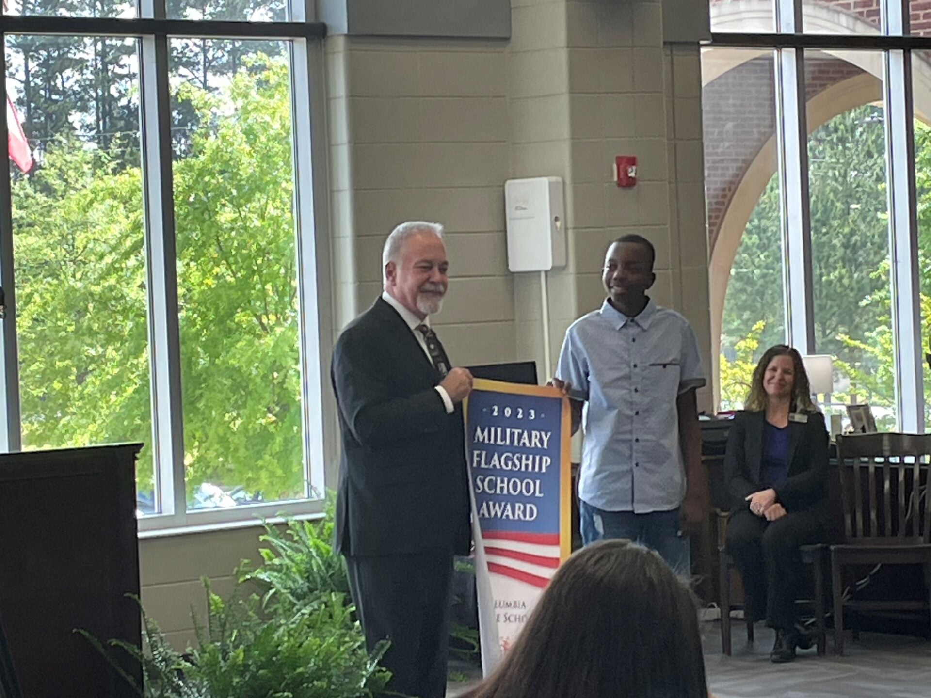 Columbia Middle School honored as a Military Flagship School - The ...