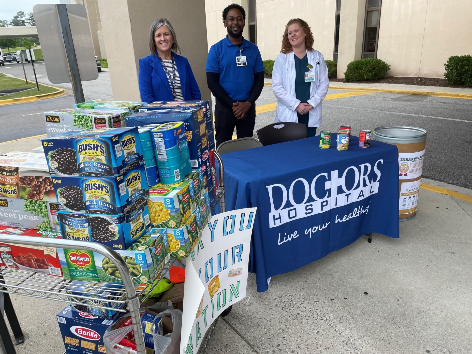 Food drive prospers at Doctors Hospital campus - The Augusta Press