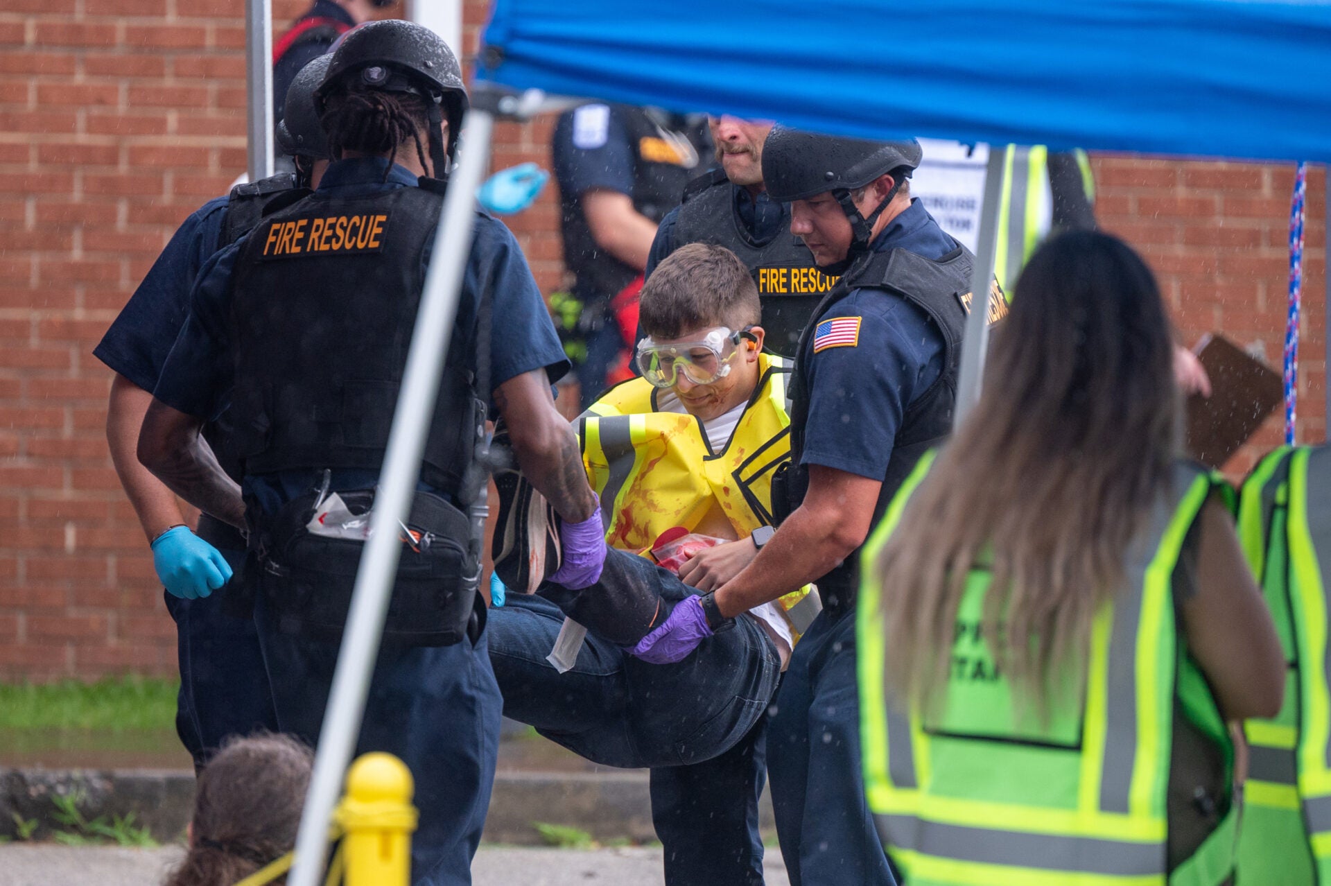 Full-scale active shooter drill takes place at abandoned school - The ...