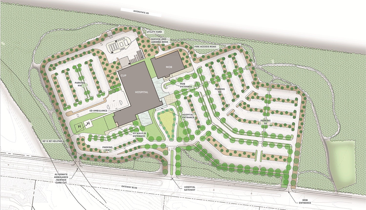 Sneak peek at new Columbia County hospital from AU Health - The Augusta ...