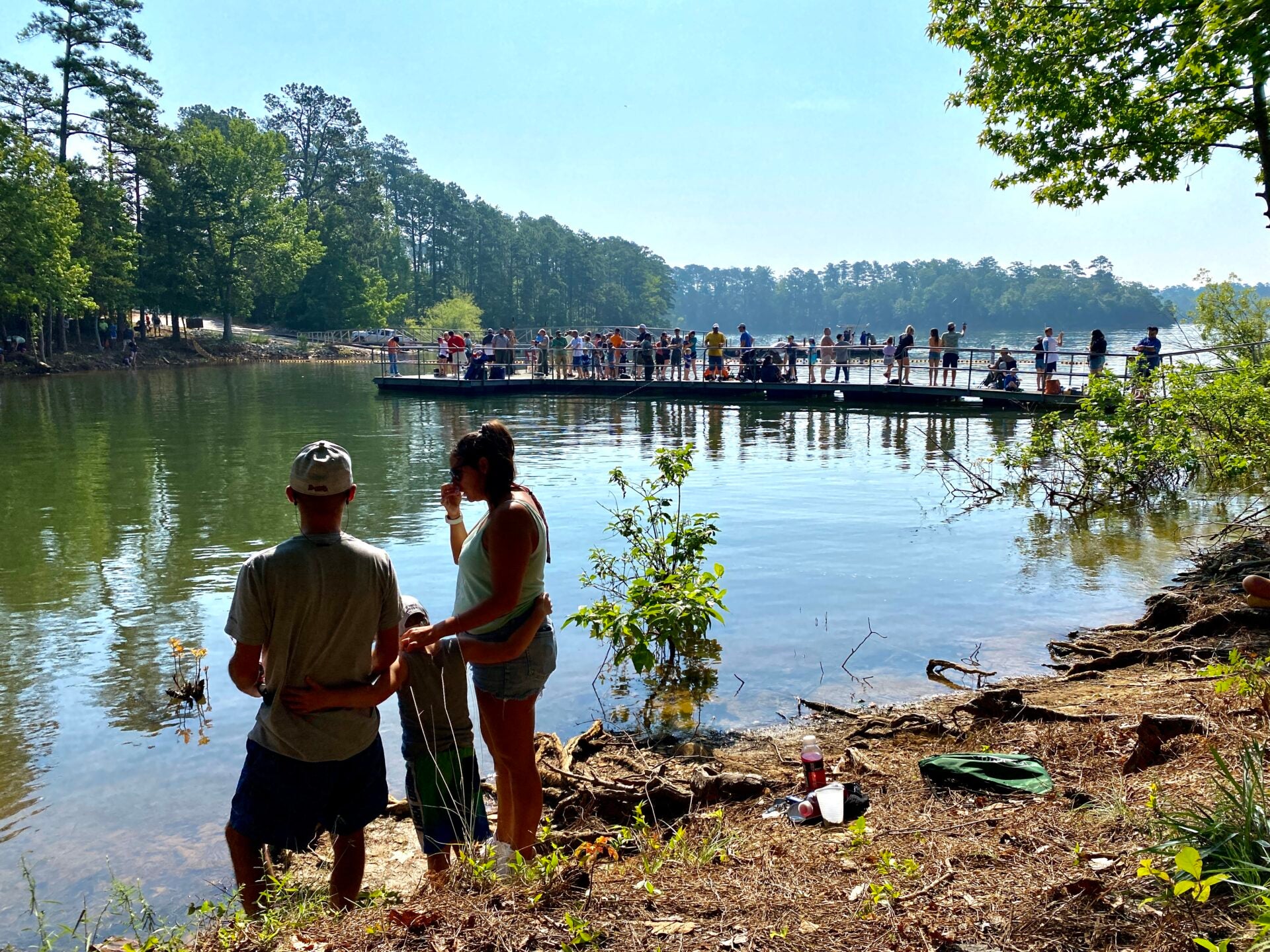 Fishing pier opens near Modoc boat launch, 700 Catfish released - The ...