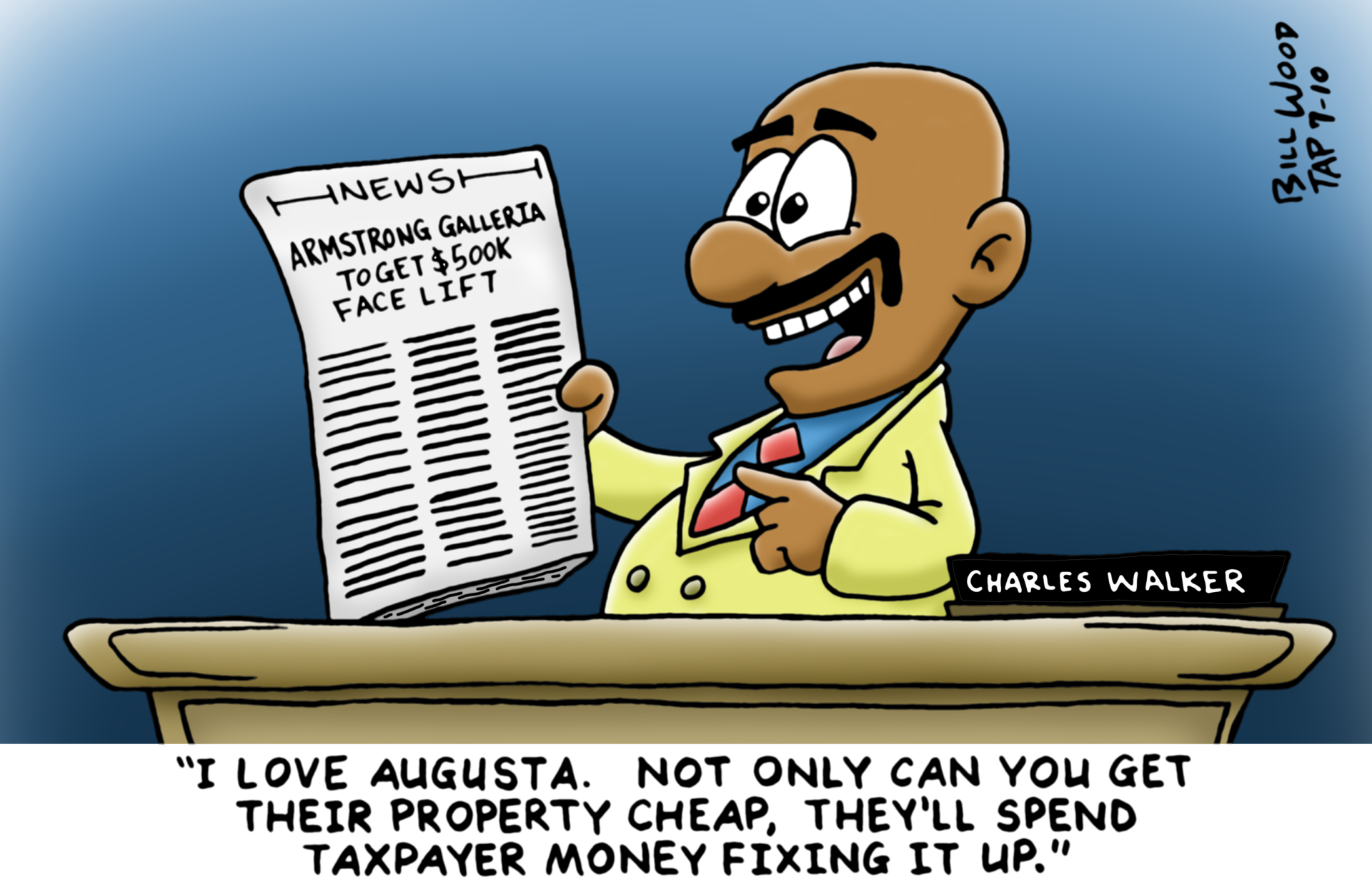 B.J. Wood Editorial Cartoon July 10, 2023 - The Augusta Press