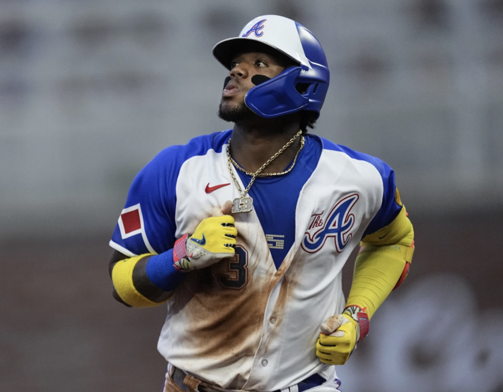 Ronald Acuña homers, steals 50th base in Braves’ 11-5 win over Brewers - The Augusta Press