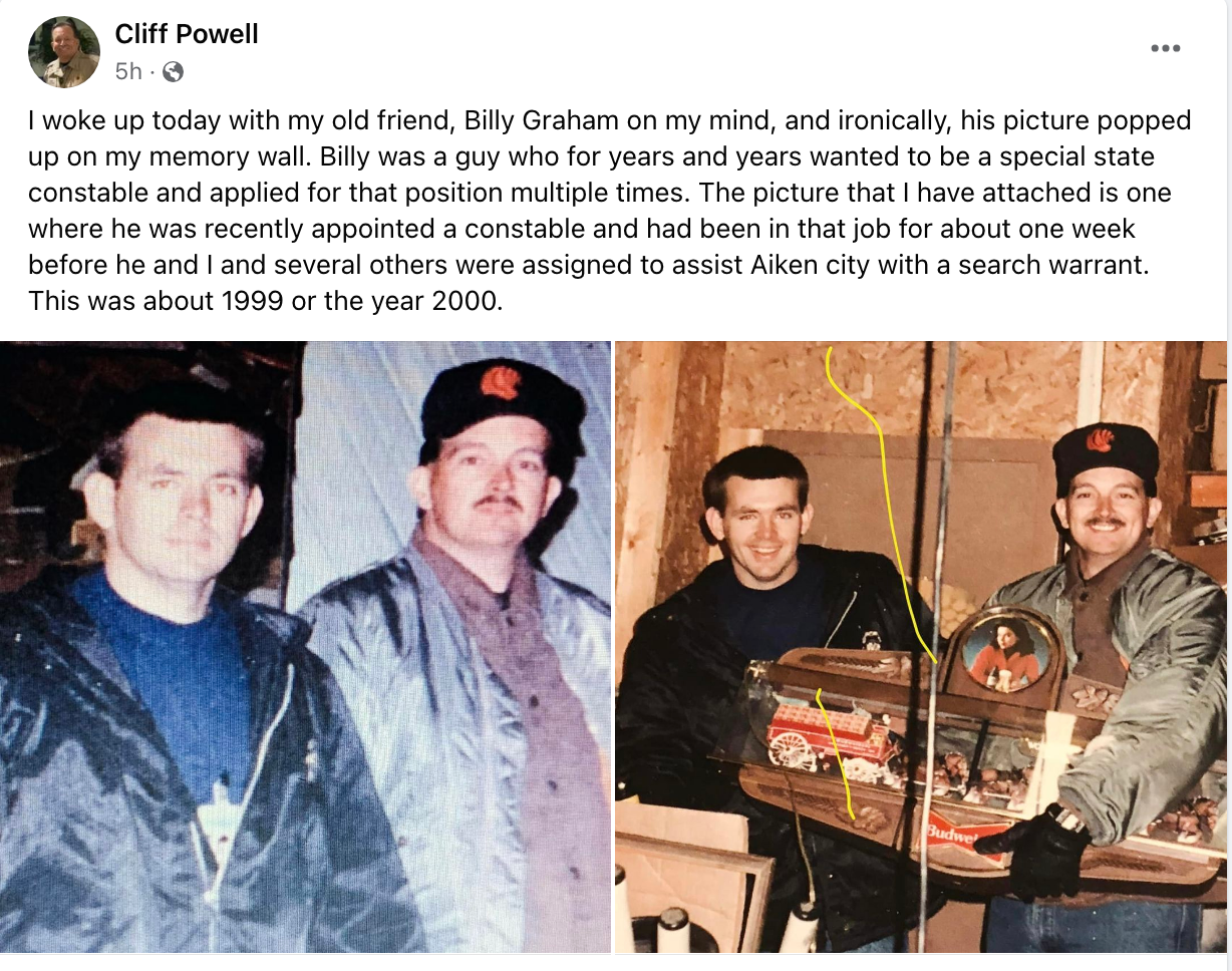 Aiken resident Billy Graham killed after running off road & striking ...