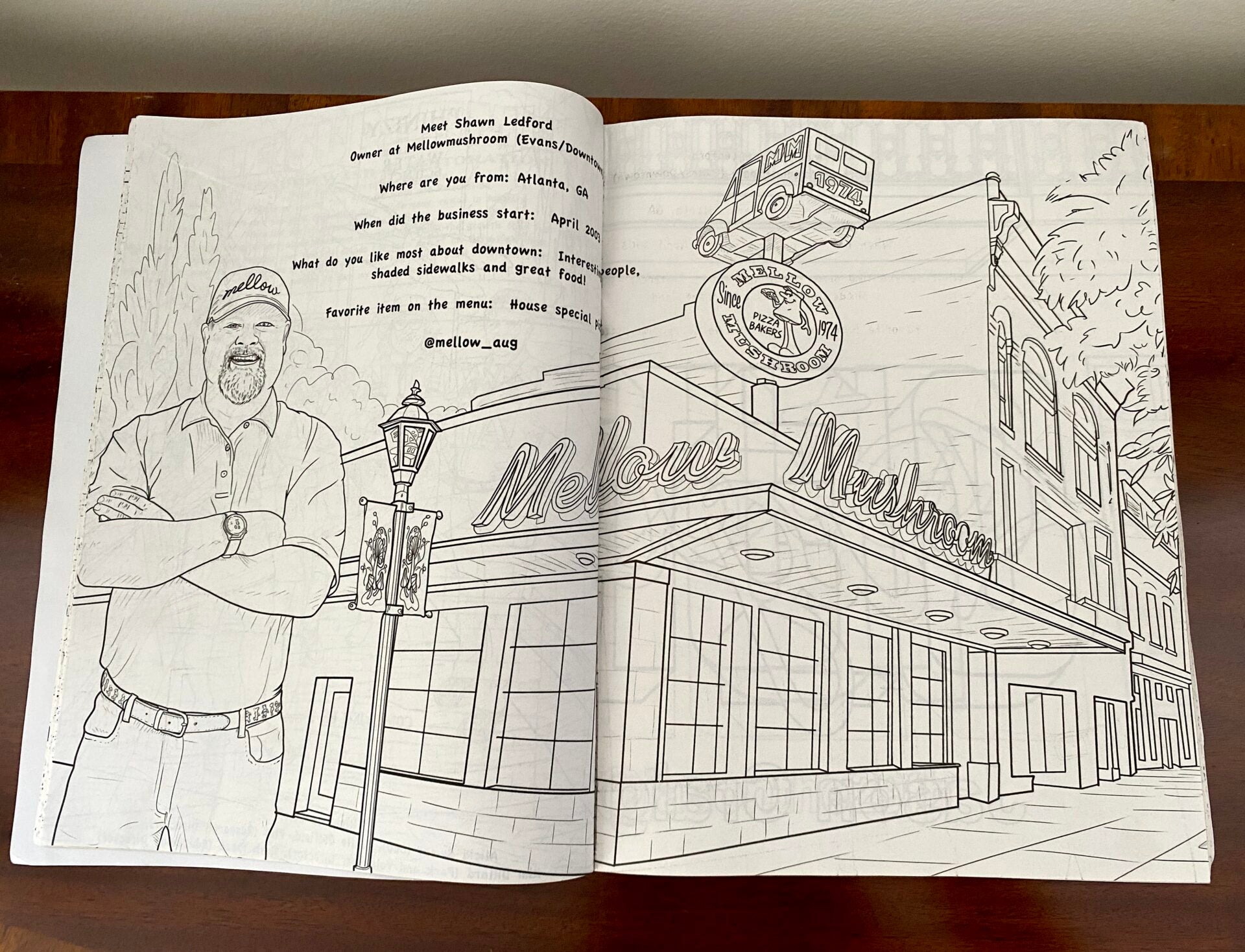 Augusta-themed coloring book for sale to fund local art projects - The ...