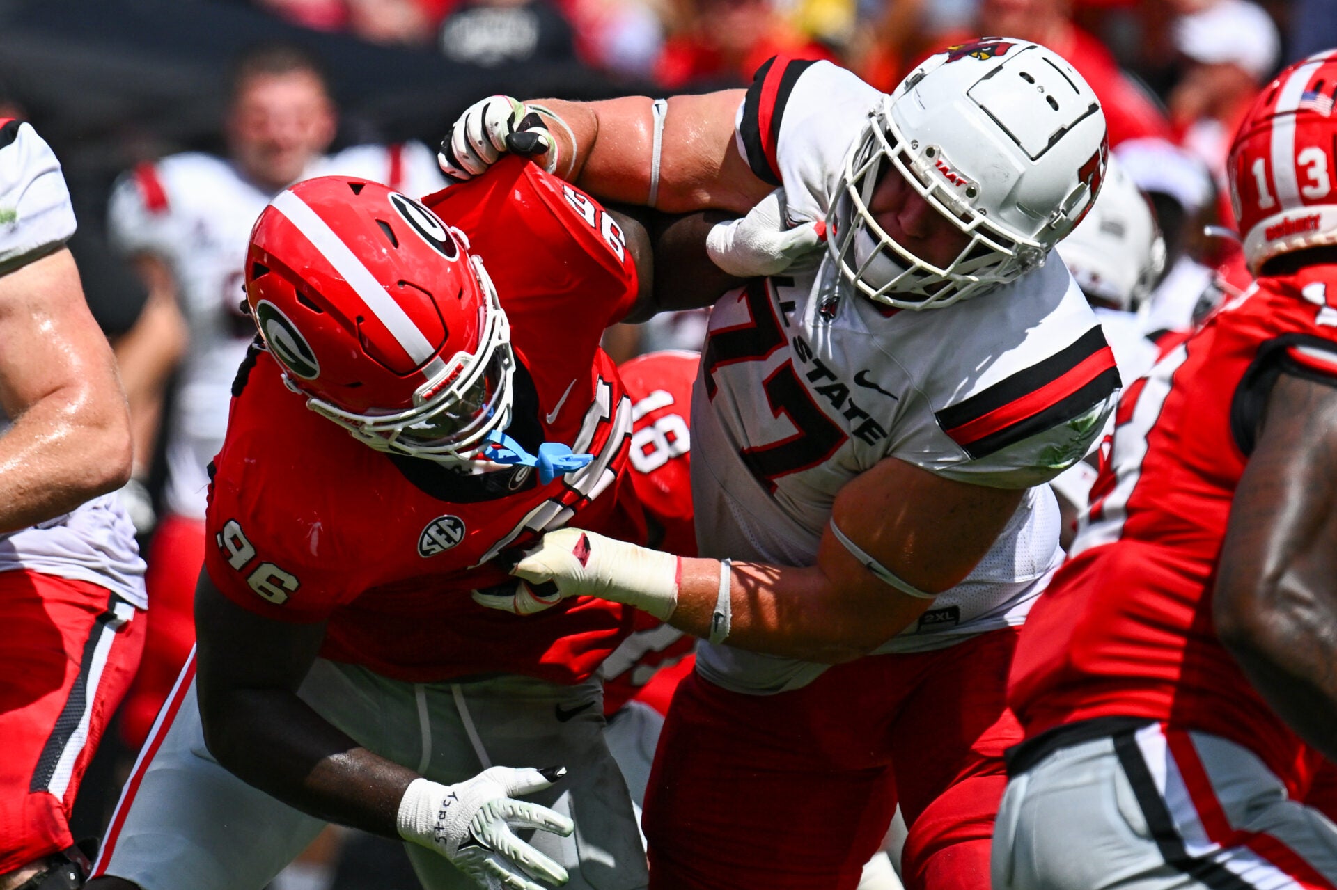 Photojournalism: UGA versus Ball State - The Augusta Press