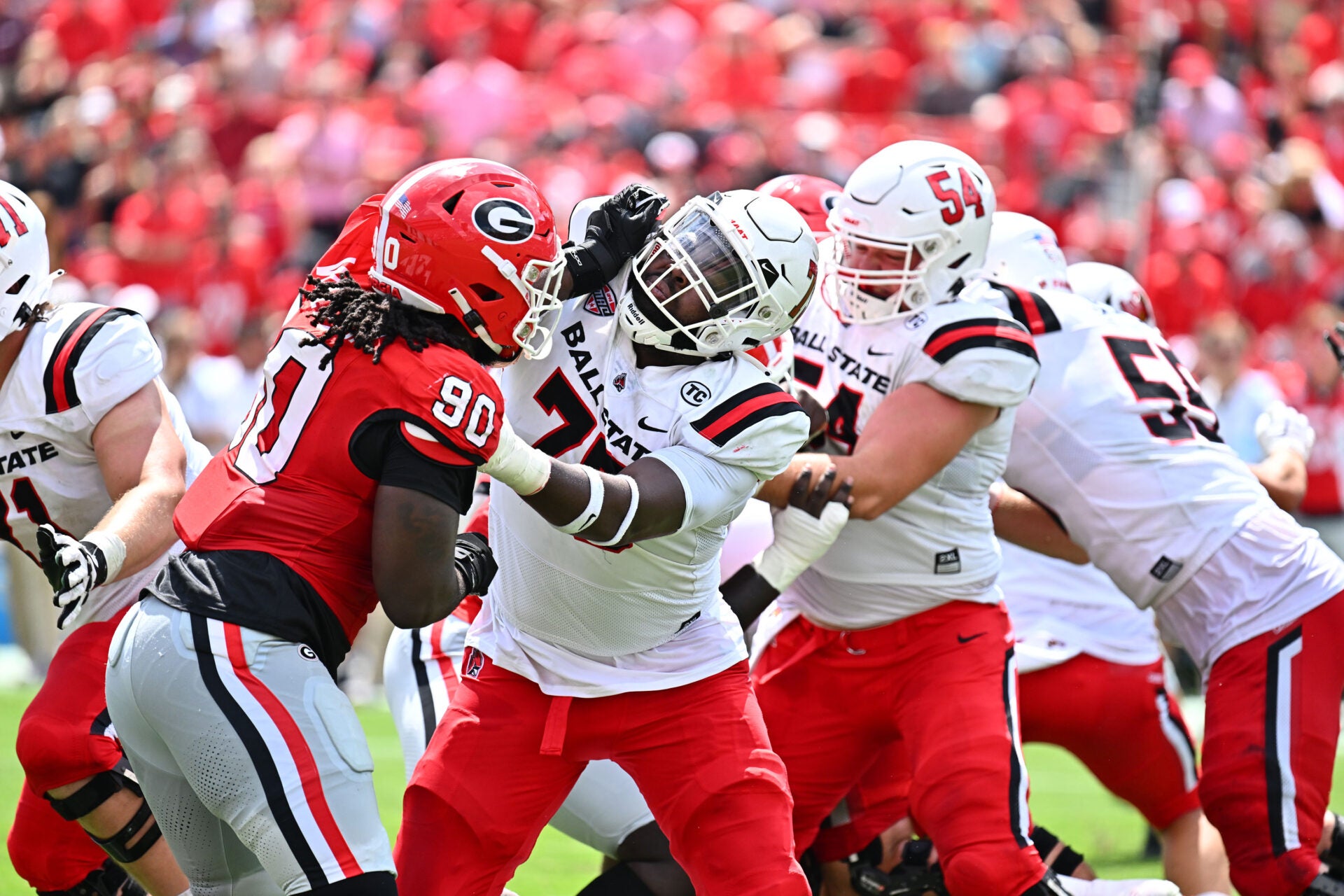 Photojournalism: UGA versus Ball State - The Augusta Press