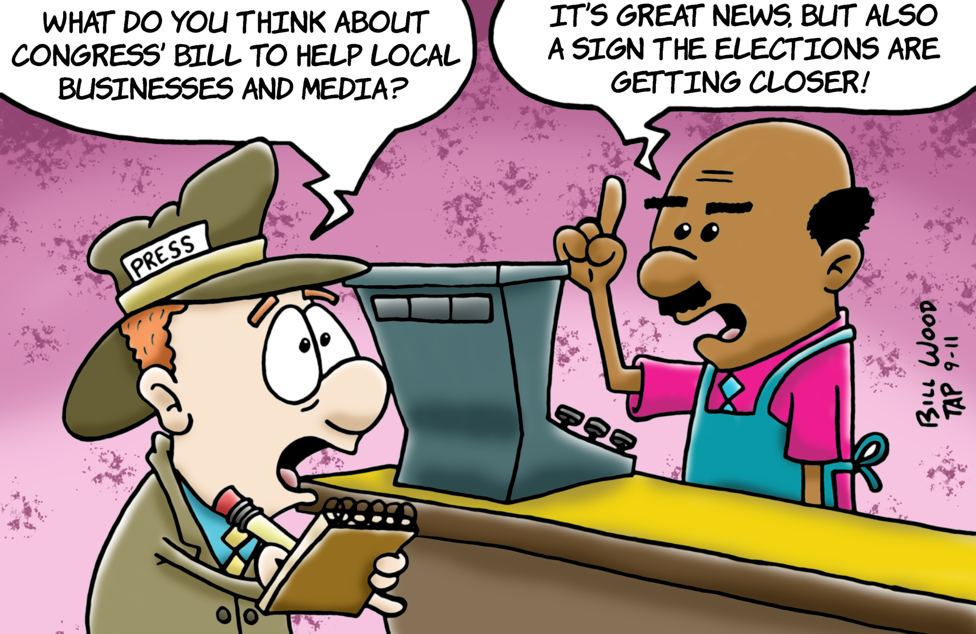 B. J. Wood Editorial Cartoon September 11, 2023 - The Augusta Press