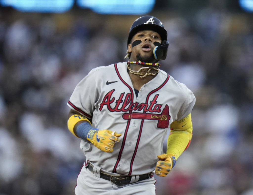 Acuña homers in 3rd straight game against Dodgers as Braves win 4-2 in ...