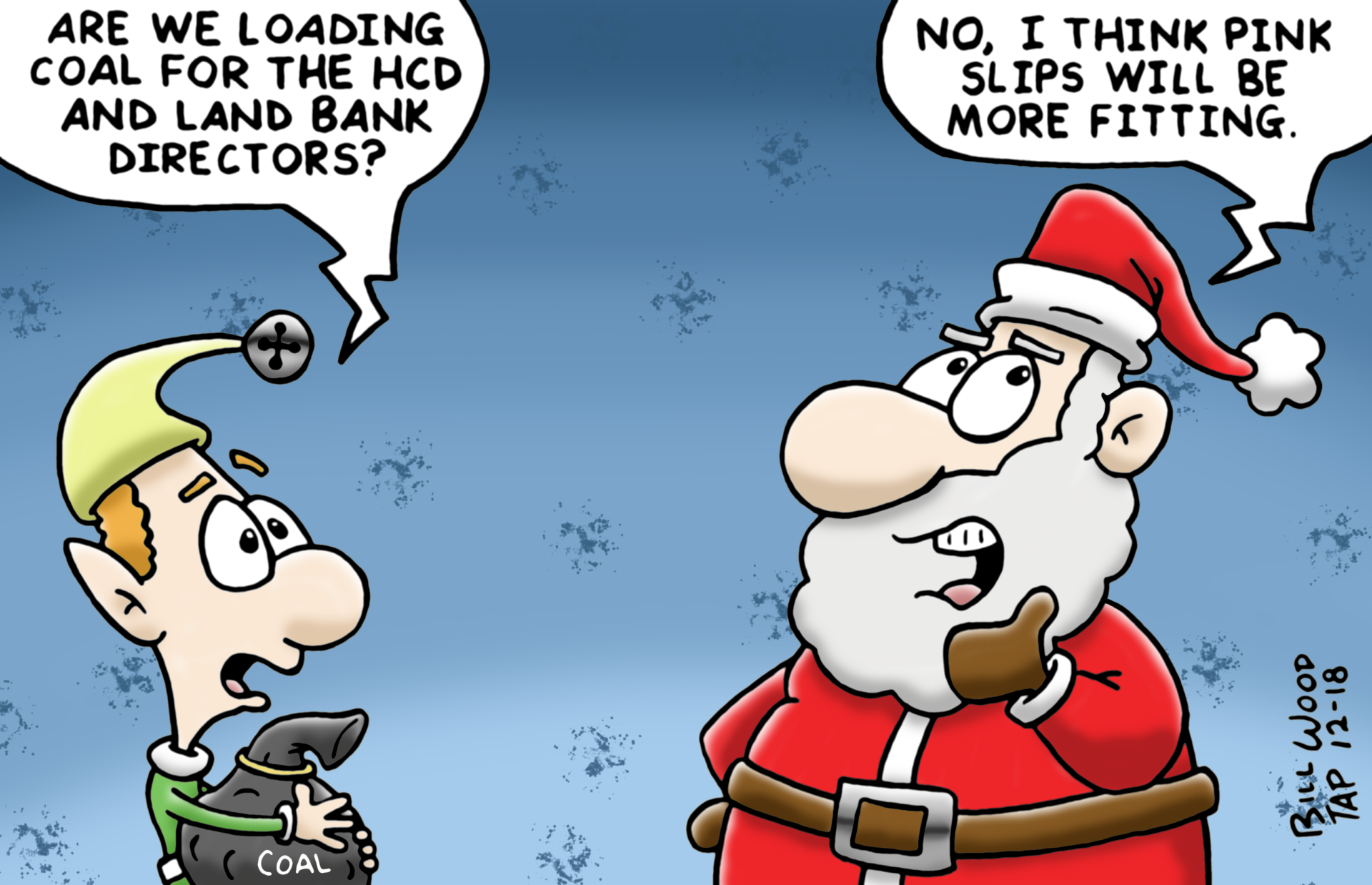 B.J Wood Editorial Cartoon Monday, Dec. 18, 2023 - The Augusta Press