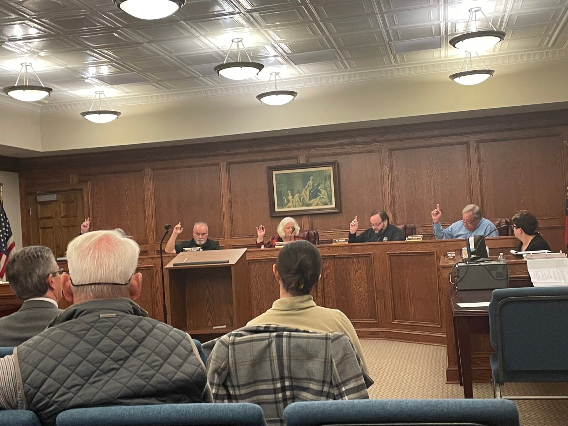 Terry Norman announces county coroner candidacy at Harlem City Council ...