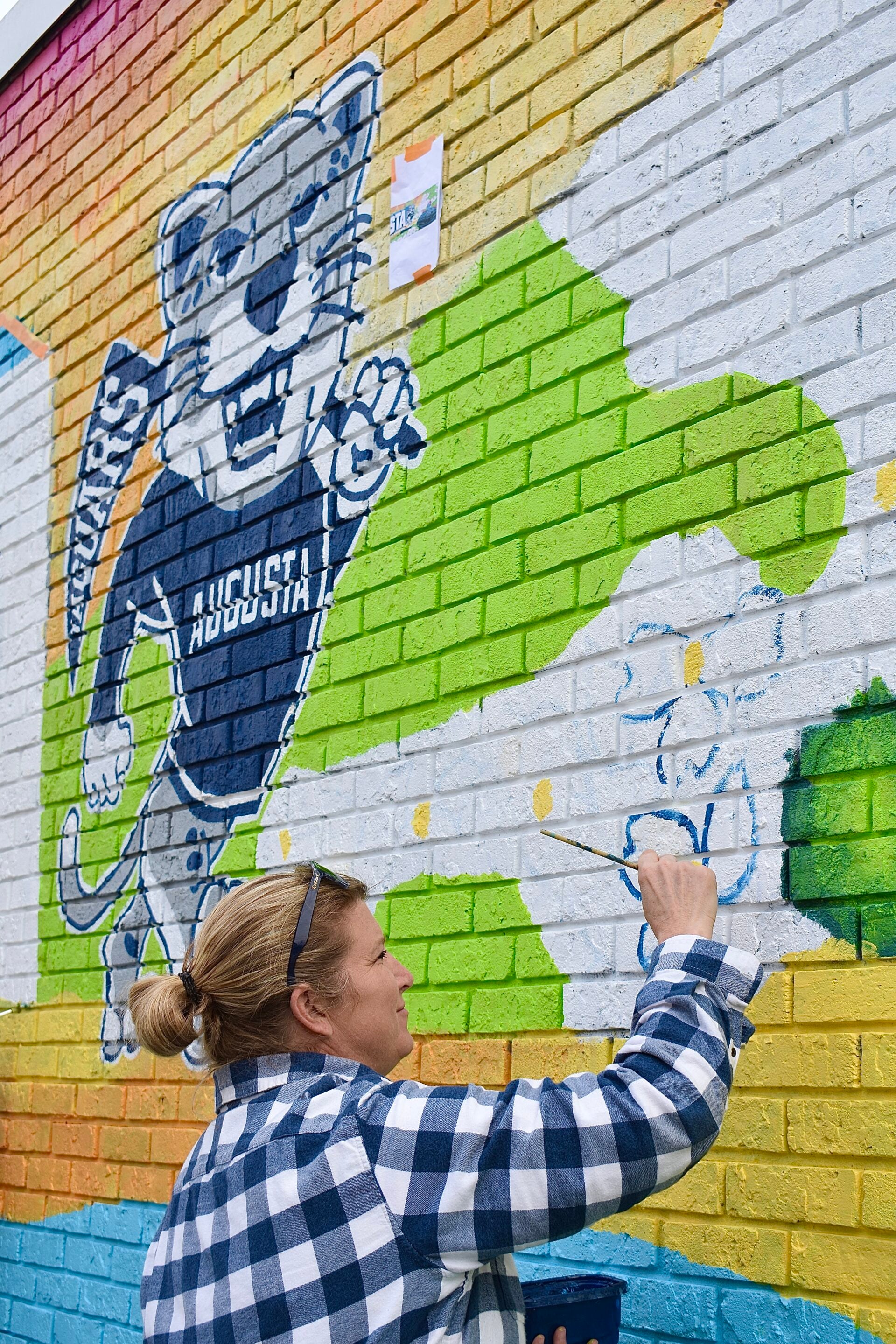 Augusta University students and staff add some color to downtown with ...