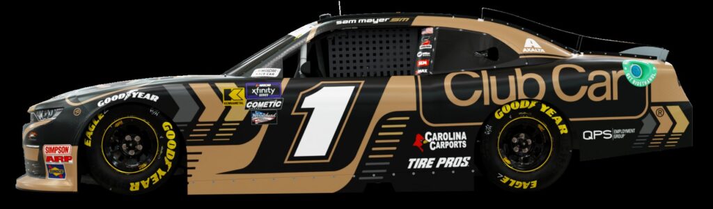 Club Car to partner with JRM and Sam Mayer for the NASCAR Xfinity race ...