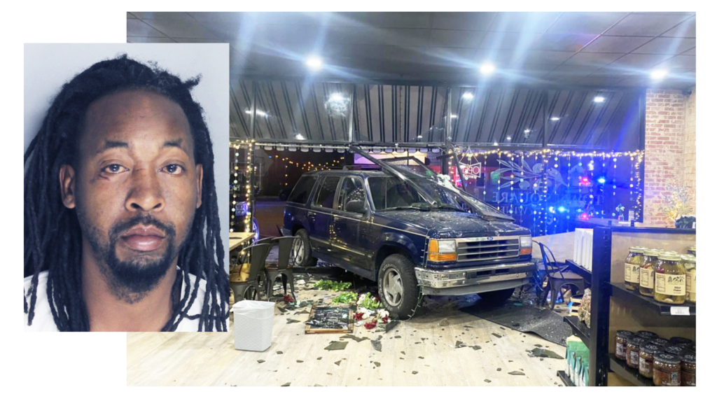 Vehicle crashes into North Augusta business