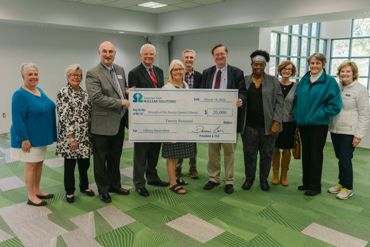 SRNS donates money to help with the renovation of a local library - The ...