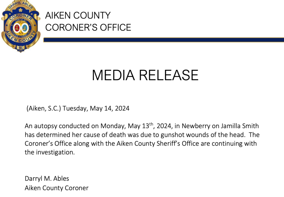 Jamilla Smith was killed by gunshot to head, coroner says - The Augusta ...