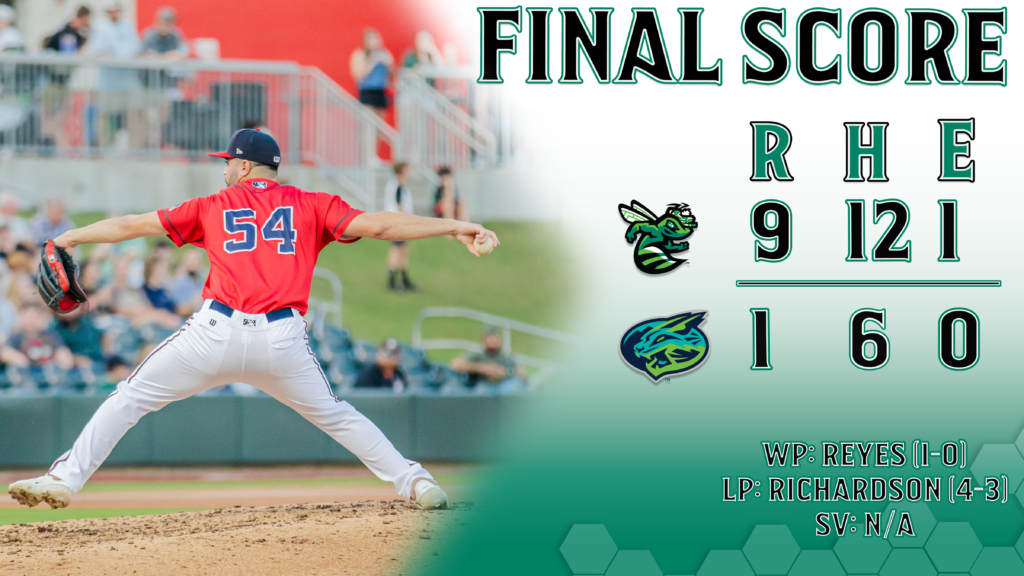 Loud bats accompany strong debut for Reyes in 9-1 win over Lynchburg ...