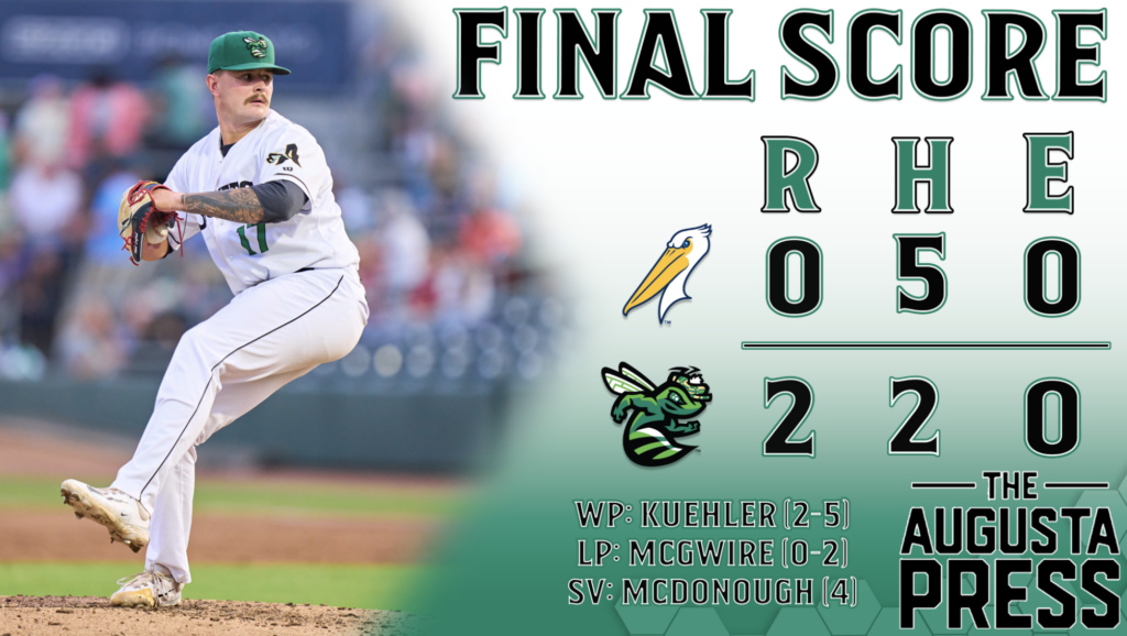 Combined Shutout Propels GreenJackets to First Series Win - The Augusta ...