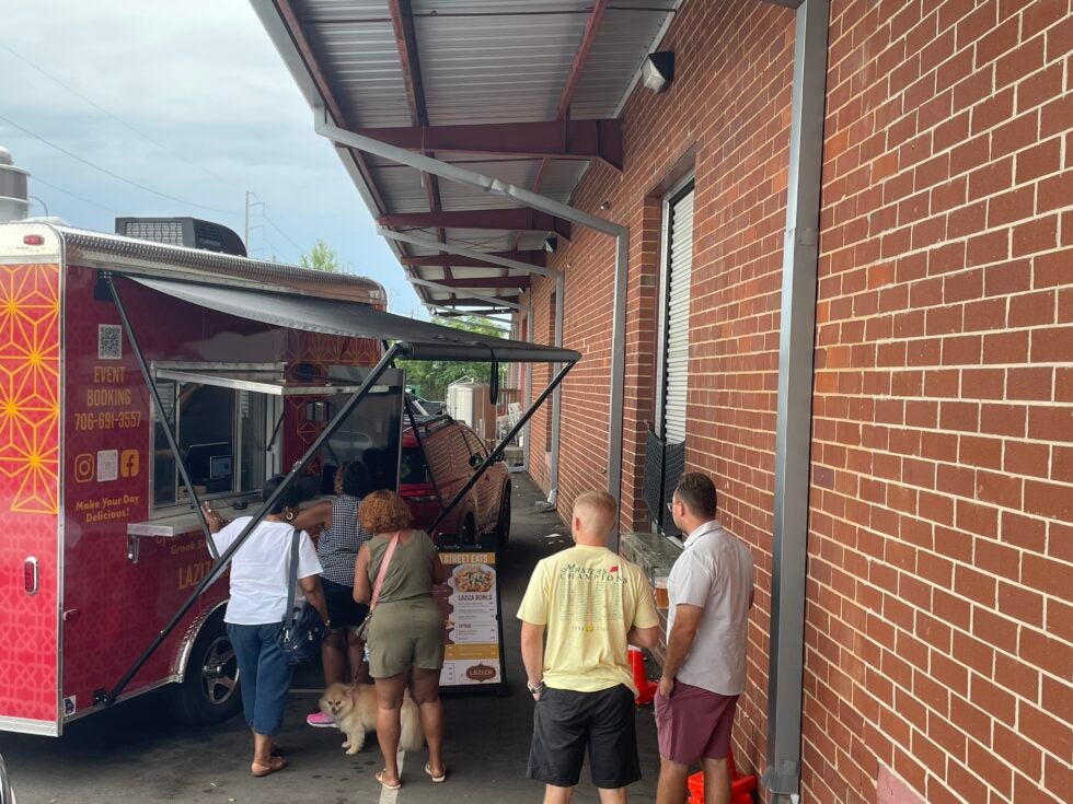 Laziza Grill food truck debuts at Savannah River Brewing Co. - The ...