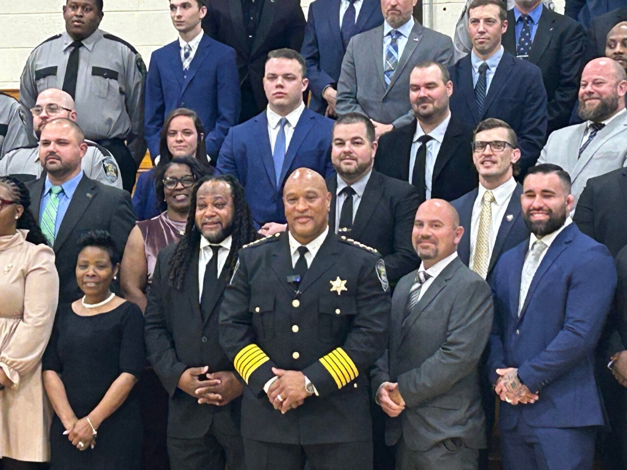 Sheriff Brantley swears in new team, unveils fresh logo for sheriff’s ...