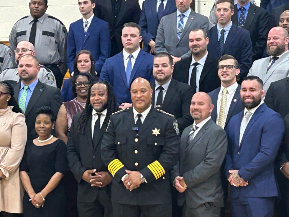 Sheriff Brantley swears in new team, unveils fresh logo for sheriff’s ...