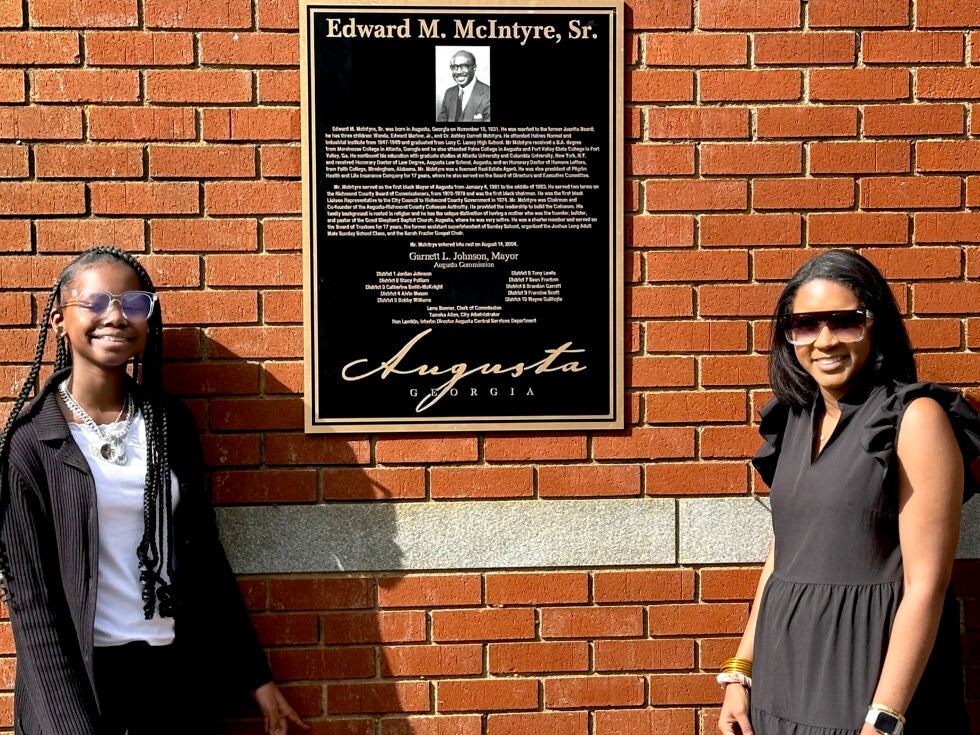Augusta honors first Black Mayor Edward M. McIntyre Sr. with Riverwalk ...