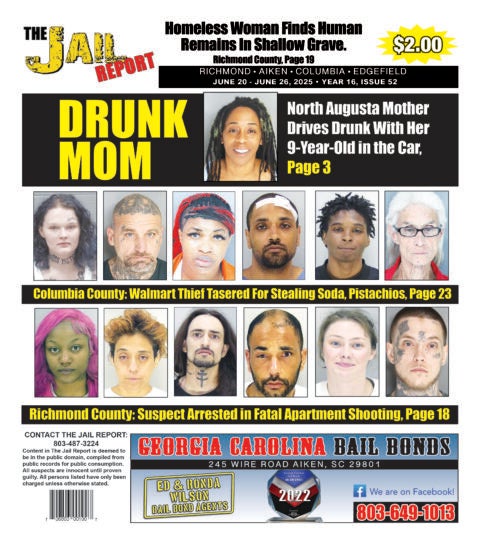 Jail Report: June 20th - The Augusta Press