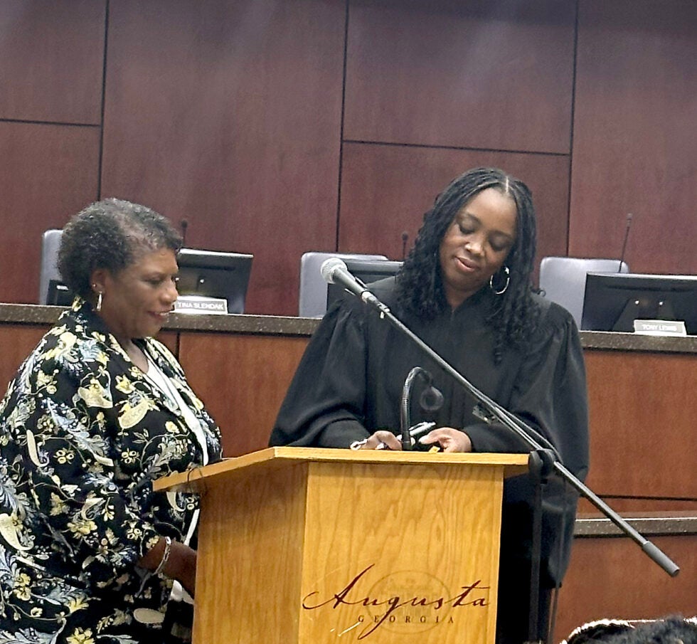Barnhill-Turnley takes seat as interim commissioner