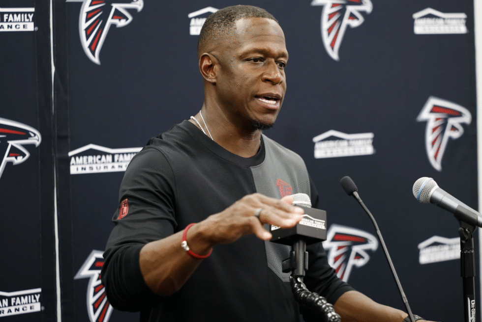 Falcons coach Raheem Morris fires receivers coach Ike Hilliard after ...