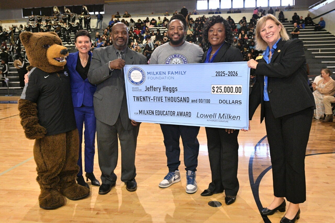 Burke County math teacher Jeffery Heggs wins National Milken Educator ...