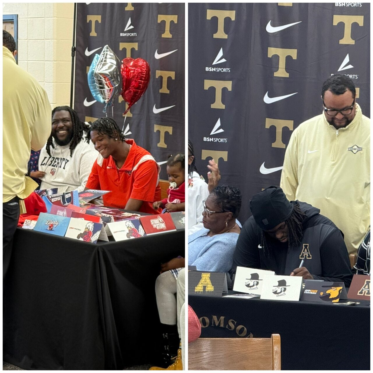 Two Thomson standouts sign to continue football careers at the next ...