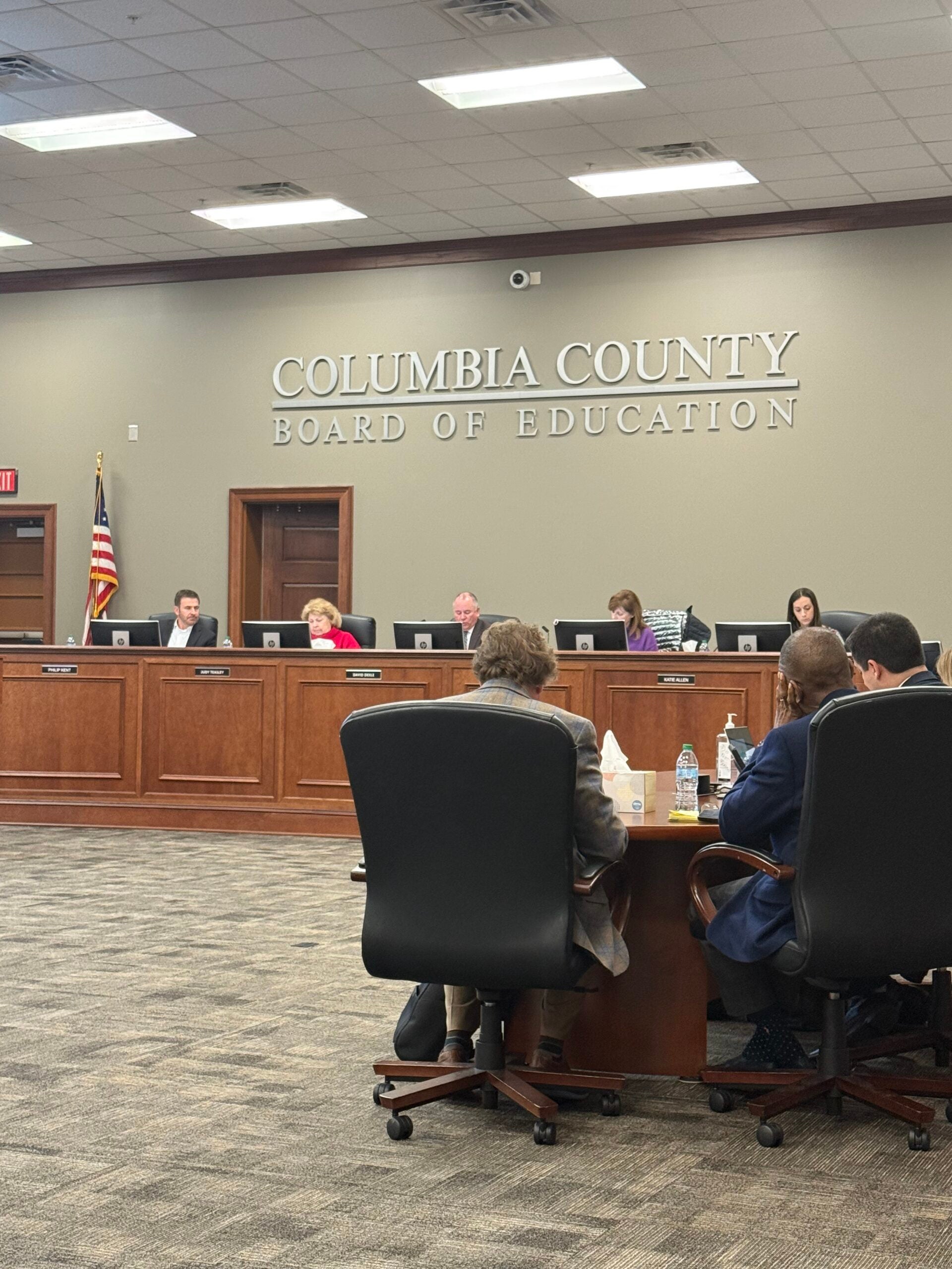 Columbia County school board approves 2026 leadership roles, recognizes ...