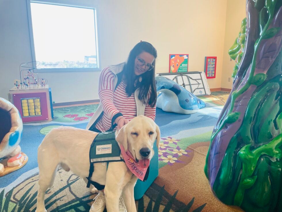 Meet Popcorn, the Children's Hospital of Georgia's newest facility dog ...