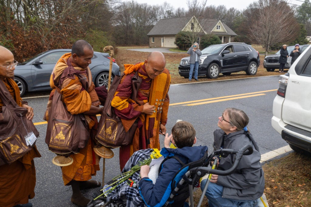 Photostory: Monks 'Walk for Peace' make way through Georgia - The ...